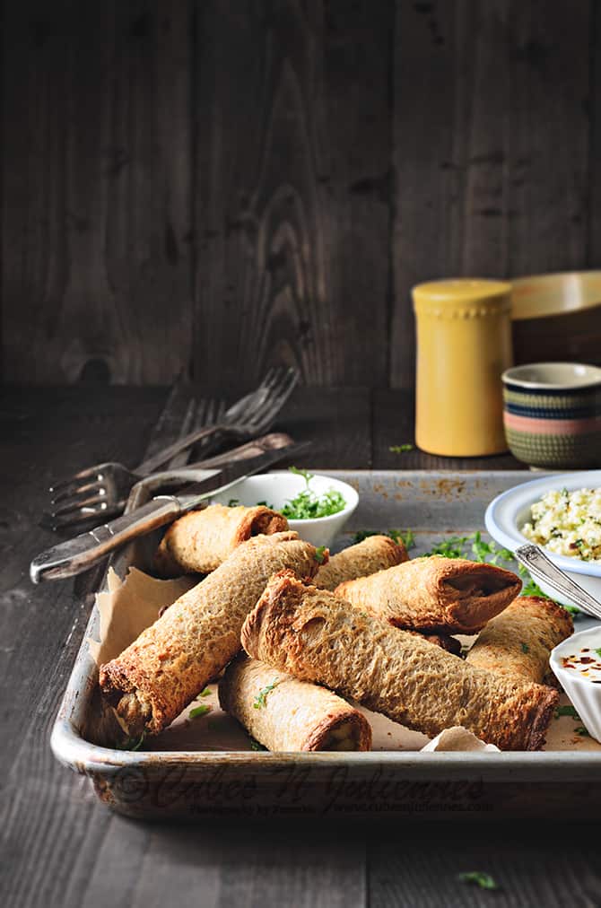 BAKED PANEER BREAD ROLL - Dahi Handi Indian Restaurant